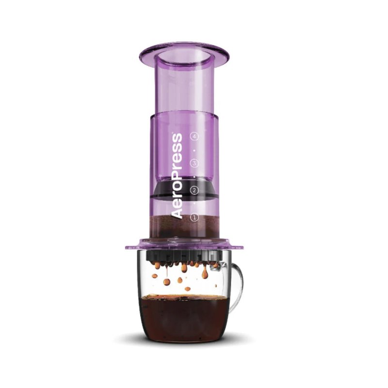 AeroPress Clear Coffee Maker - Purple – GotoPopupYYC